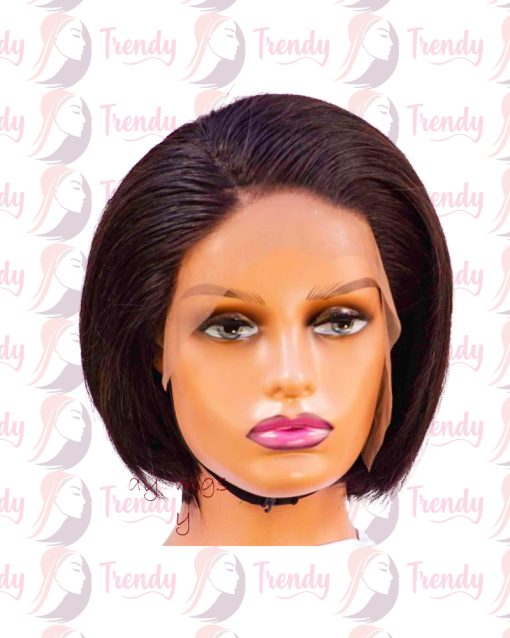 Brazilian Lace Front Short Razor Cut Bob Wig Trendy Wigs Gallery